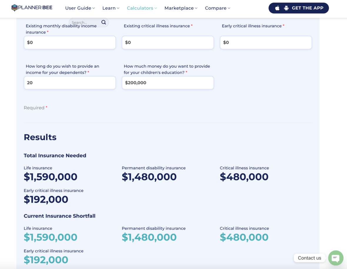Planner Bee Review: Plan and Purchase Your Own Insurance